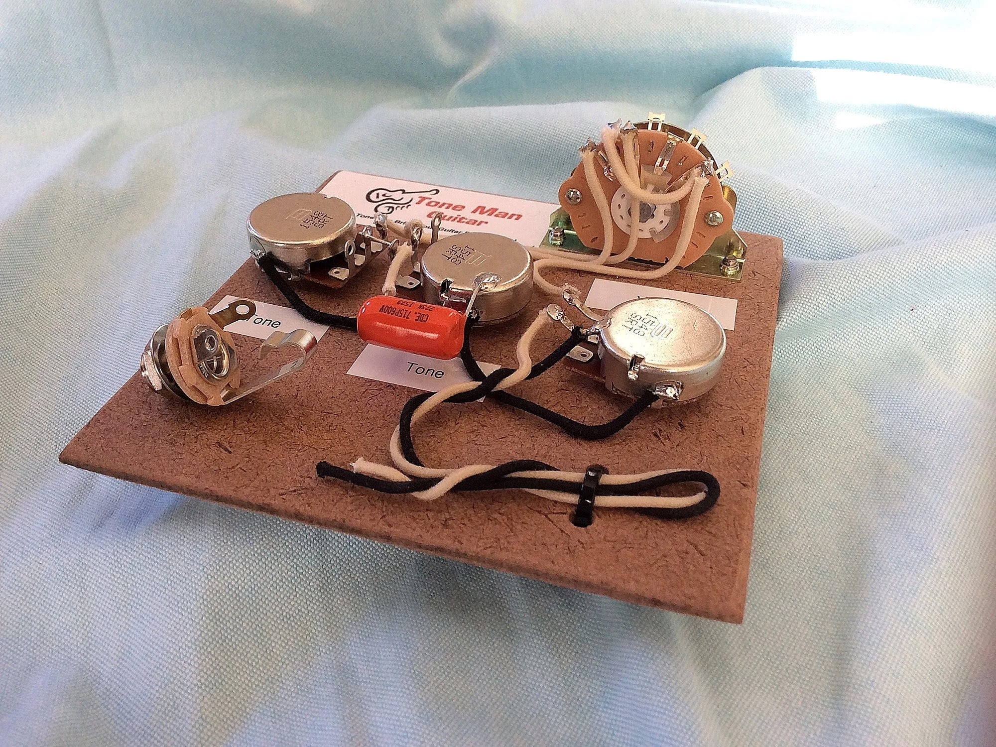 Stratocaster Prewire Classic Kit 0 Orange Drop Cap Tone Cap | Tone Man ...