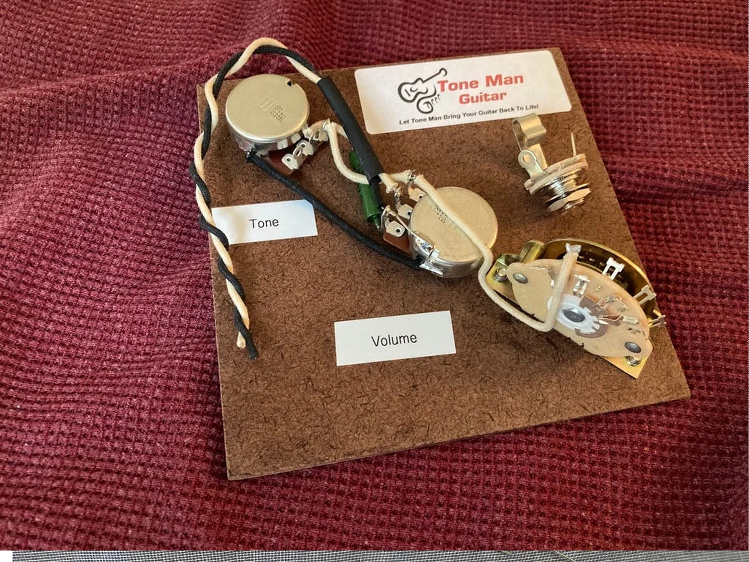 Telecaster Nashville Prewire Kit - PIO tone caps for tone improvement ...